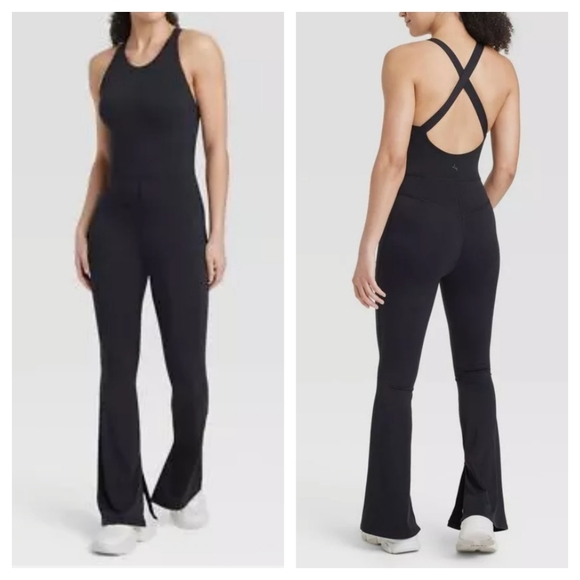 JoyLab | Pants & Jumpsuits | Joylab Criss Cross Flare Jumpsuit | Poshmark